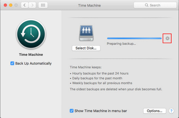 Time Machine Stuck On Preparing Backup Problem Solved Minitool
