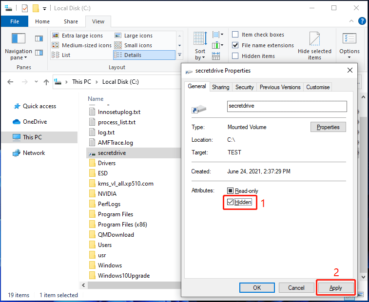 How To Hide A Drive In Windows 10 3 Easy Methods Minitool