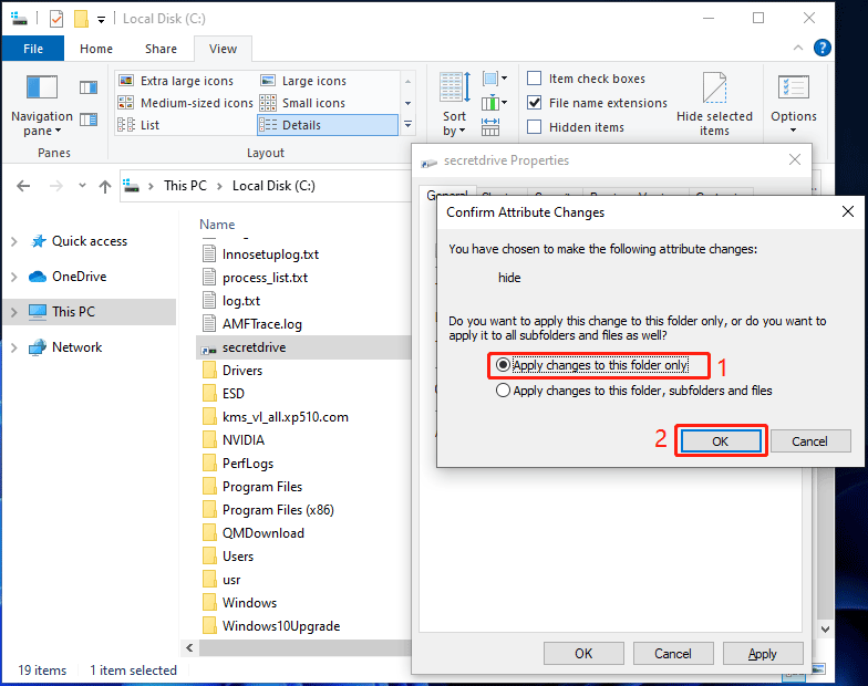 How To Hide A Drive In Windows 10 3 Easy Methods Minitool
