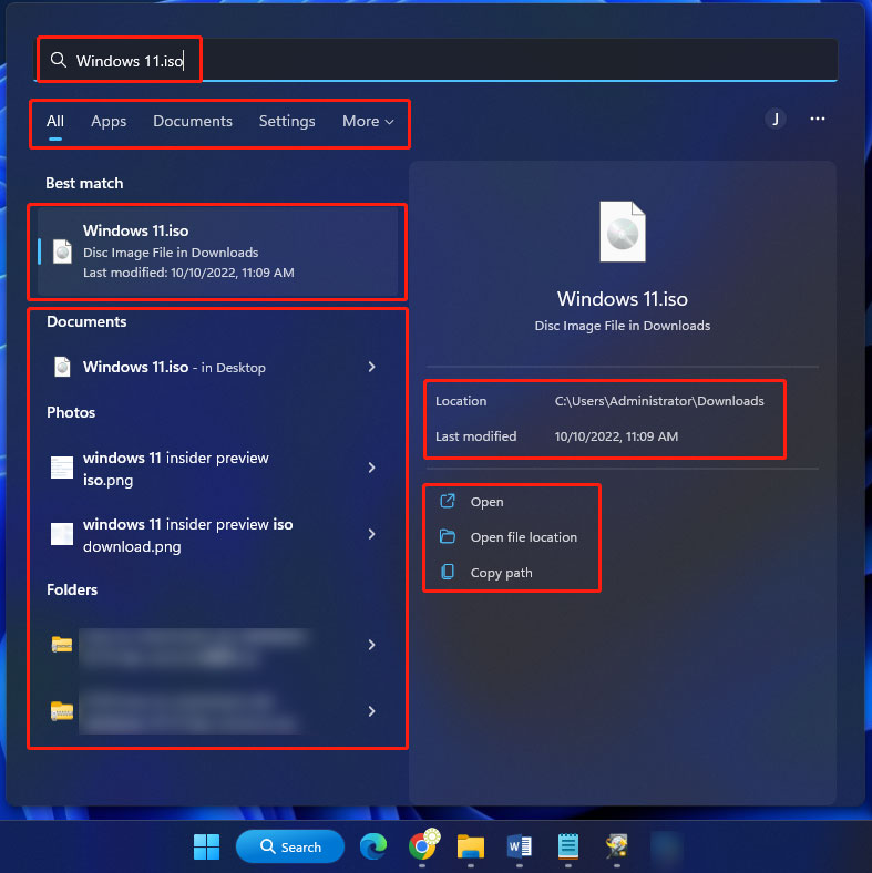 How to Search on Windows 11? How to Recover Data that Can’t Find? - MiniTool
