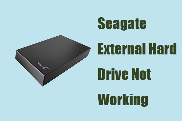 Seagate External Hard Drive Not Working How To Fix It