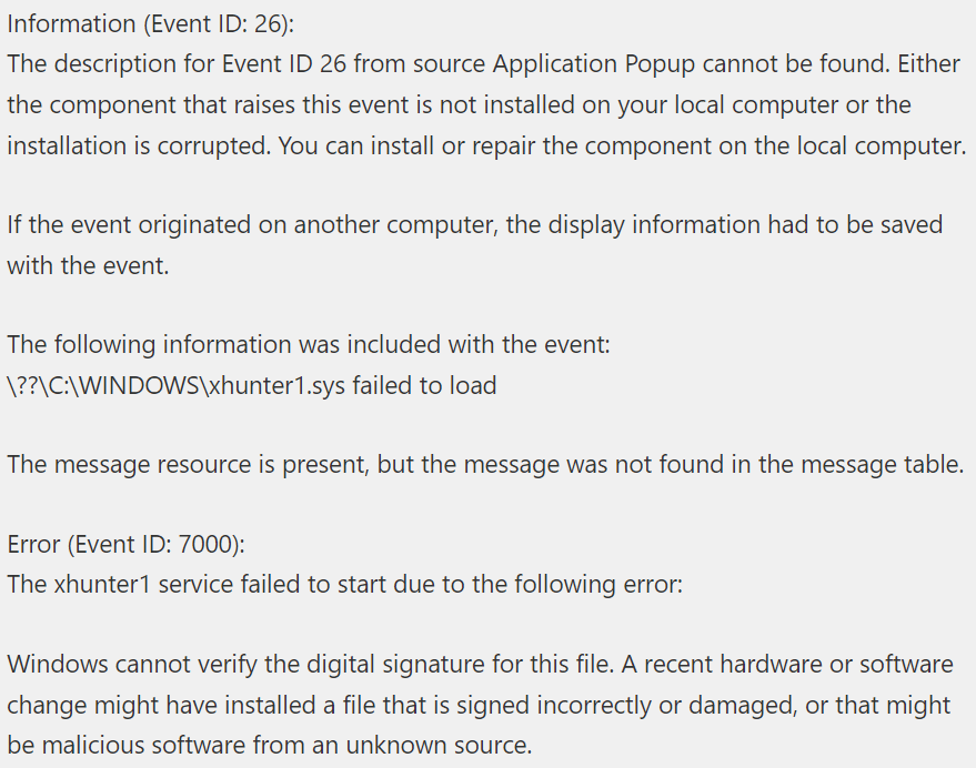 What Is Xhunter1.sys? How to Fix Xhunter1.sys Blue Screen Error? - MiniTool
