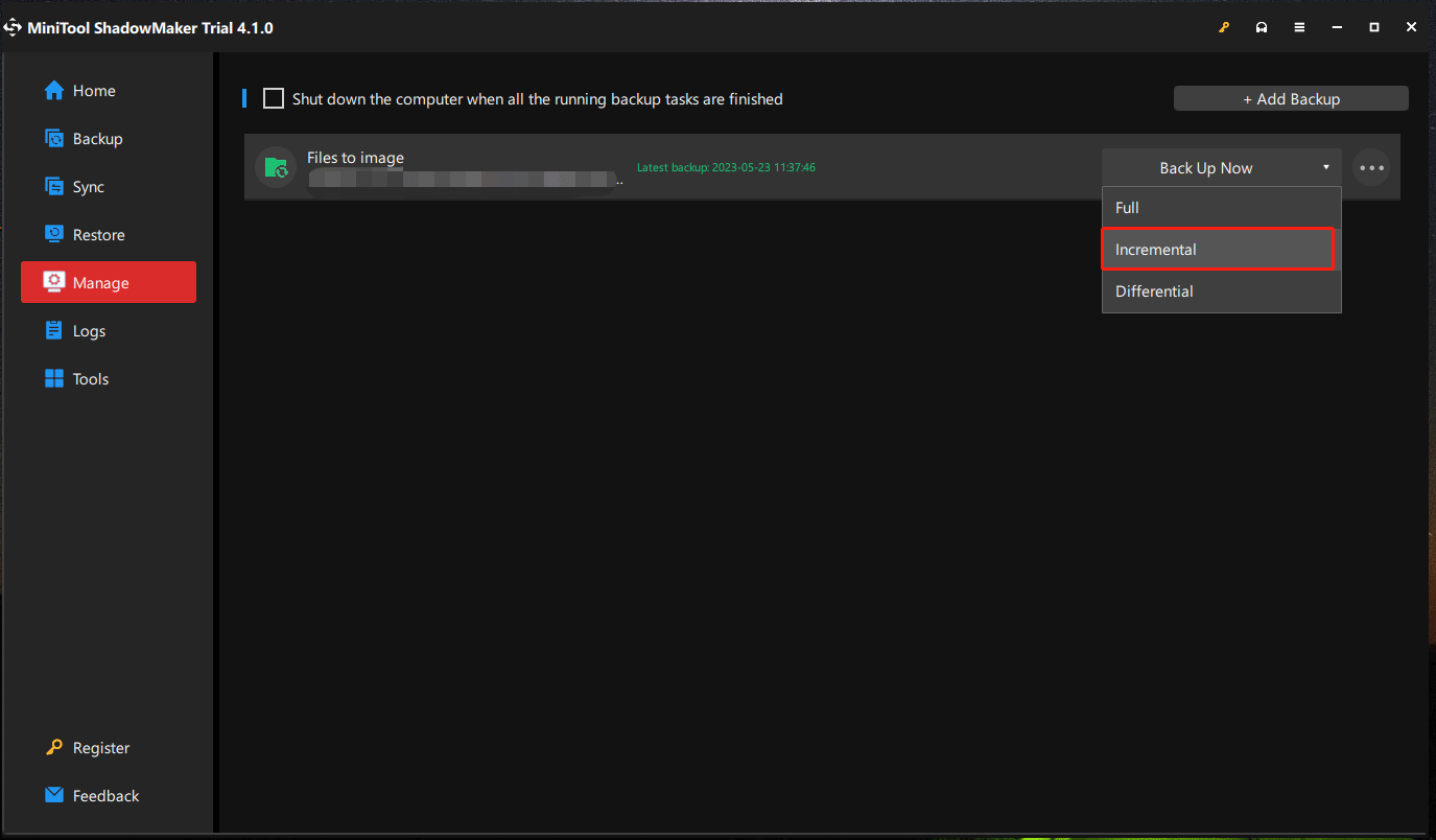 Best Free Incremental Backup Software For Windows 1110 For Data Minitool