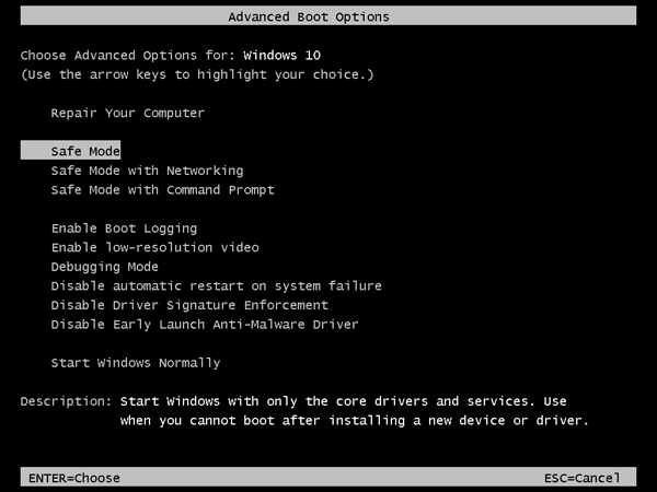 Cómo iniciar Windows 10 en modo seguro (mientras arranca) [6 Maneras ...