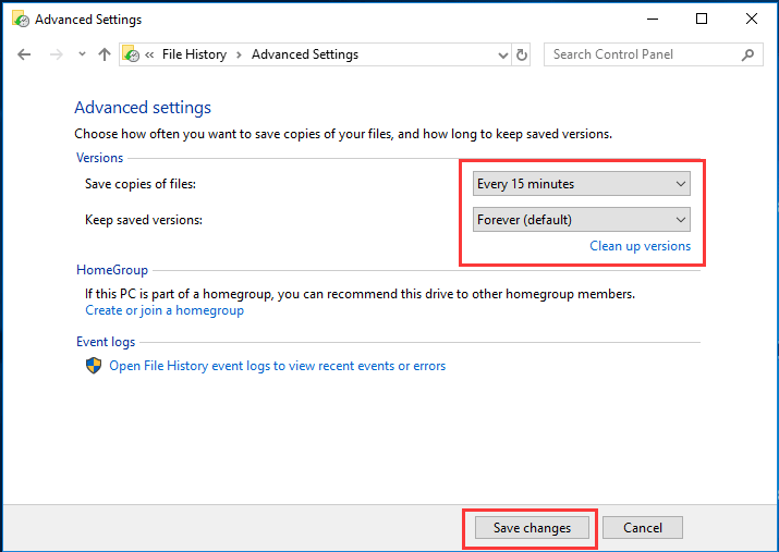 Cómo restaurar archivos con el historial de archivos en Windows 10: 3 ...