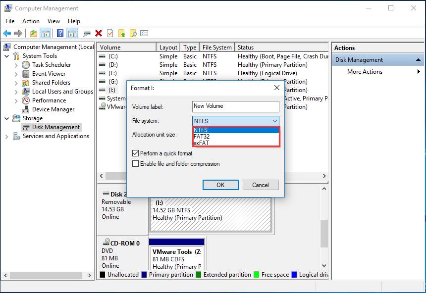 Le meilleur formateur FAT32 pour formater une carte SD/clé USB - MiniTool