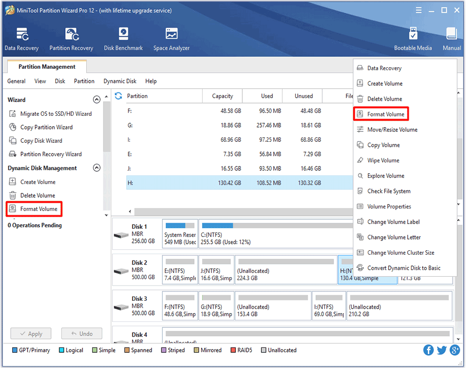 How To Format Volume Minitool