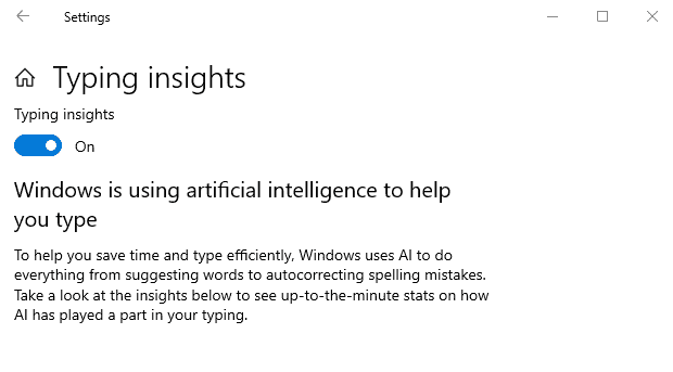 How To Enable Typing Insights On Windows 10 October 2018 Update Minitool