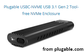 The New Plugable NVMe SSD Enclosure Is Tool-free - MiniTool