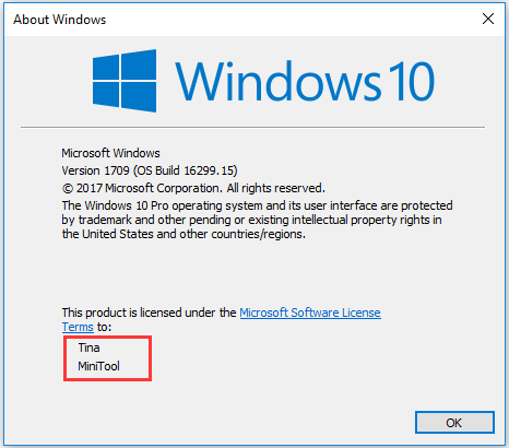 How to Change Registered Owner and Organization Information? - MiniTool