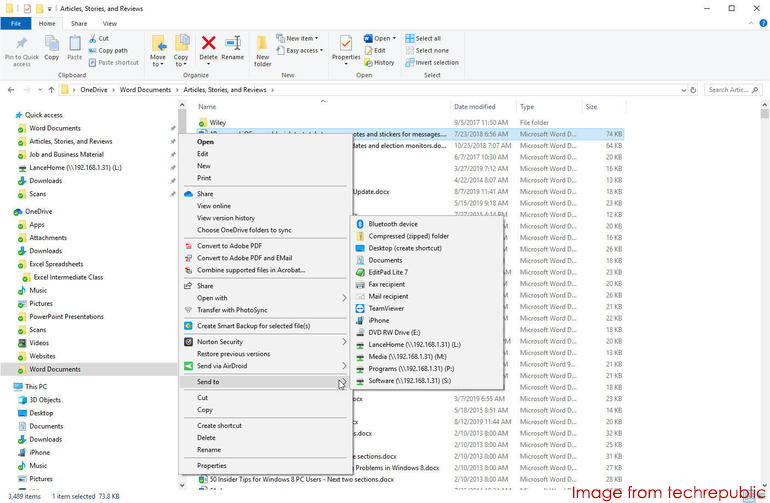 How to Customize the Windows Send to Menu Effectively?