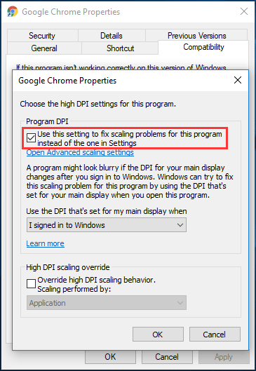 Get “Fix Apps That Are Blurry” Error in Windows 10? Fix It! - MiniTool Get “Fix Apps That Are Blurry” Error in Windows 10? Fix It! - MiniTool