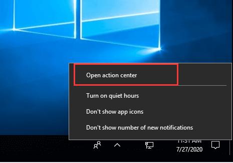 4 Ways – How to Open Action Center Windows 10 - MiniTool