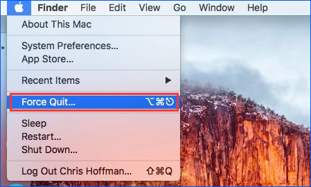 Control+Alt+Delete Mac | Force Quit an Application on Mac
