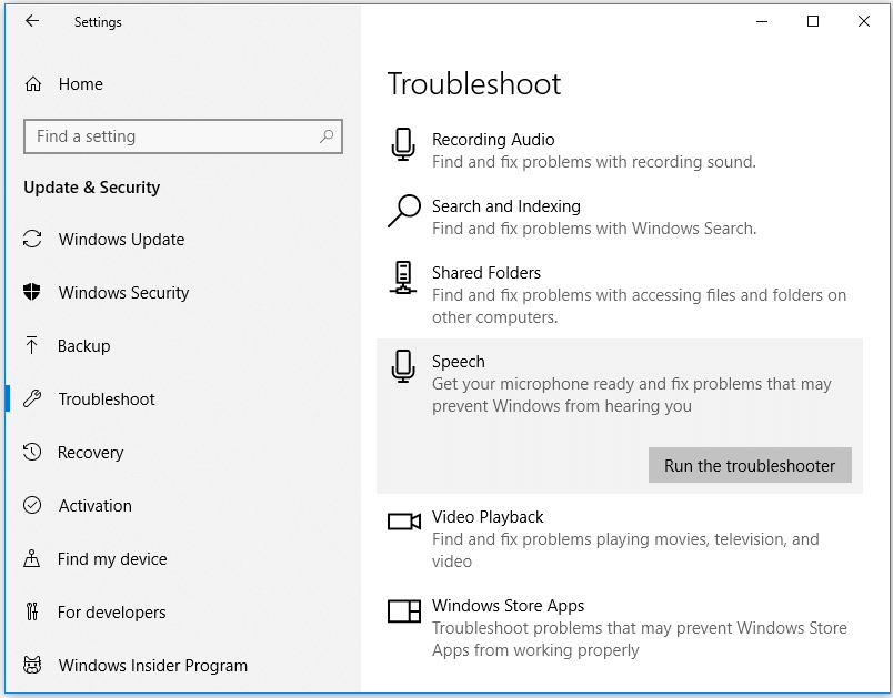 Fix Cortana Can’t Hear Me on Windows 10 with 5 Tips - MiniTool