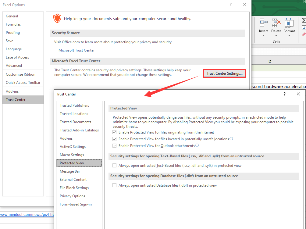 Excel Protected View How To Remove It Once And For All MiniTool