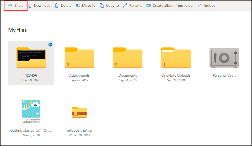 How To Share OneDrive Folder With Others Here Is Tutorial MiniTool