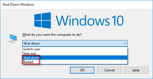 5 Ways To Restart Or Shut Down Your Windows 10 Computer - MiniTool