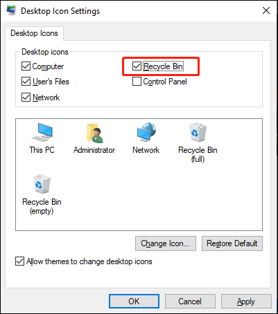 Windows 10 Recycle Bin Is Missing? How to Get It Back? - MiniTool