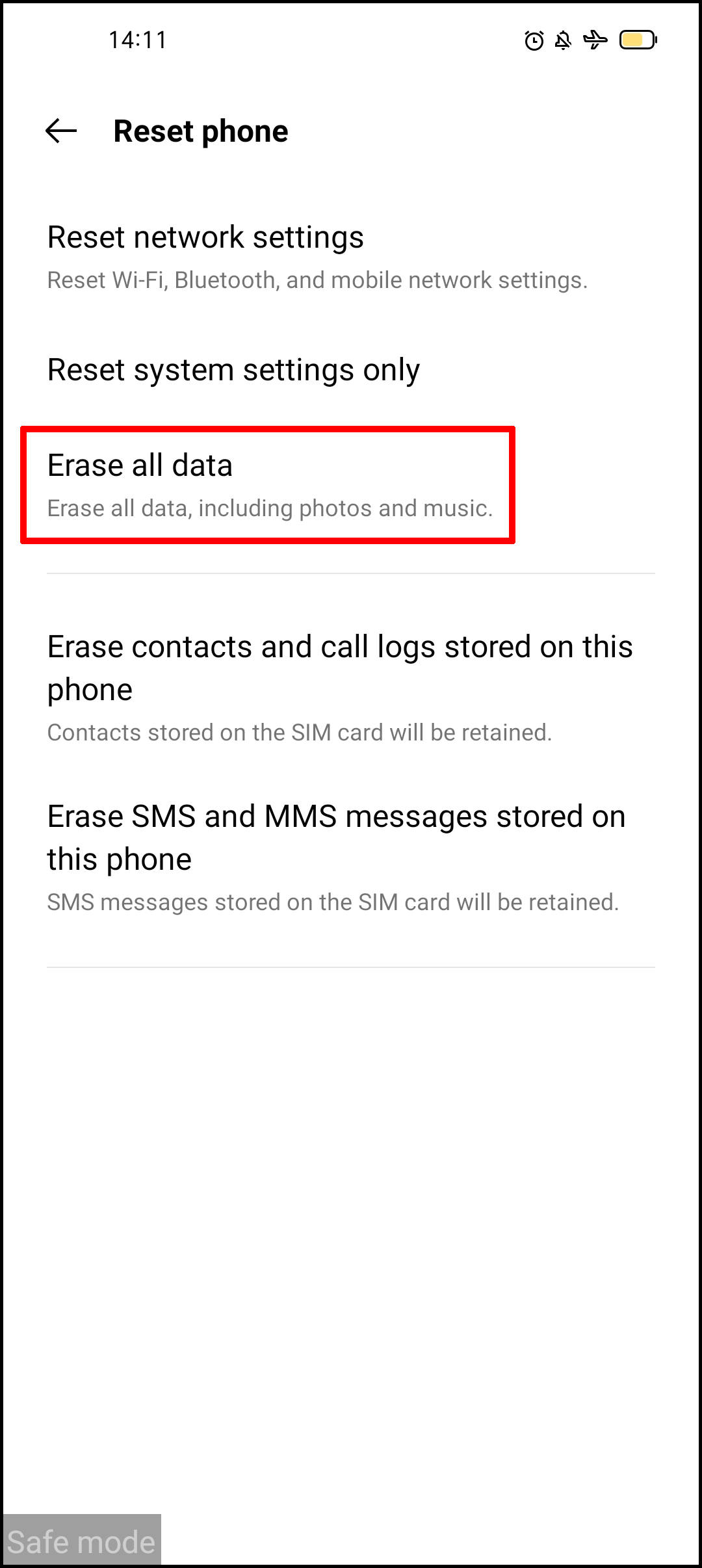 Turn Off Safe Mode On Android Fix Android Stuck In Safe Mode