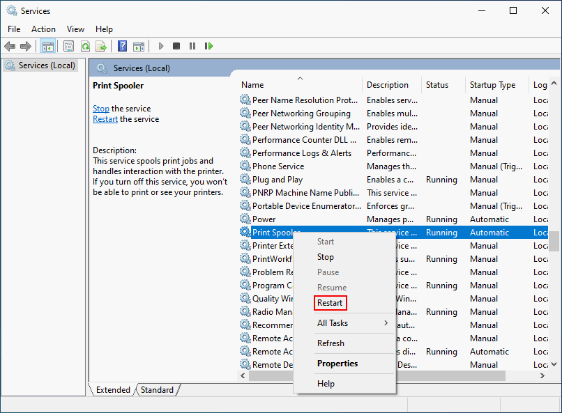 Cannot Print After Windows 10 Update 6 Ways To Fix It Minitool