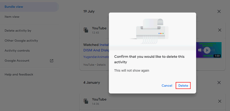 How To Access & Delete Your Activity In Google Search History - MiniTool