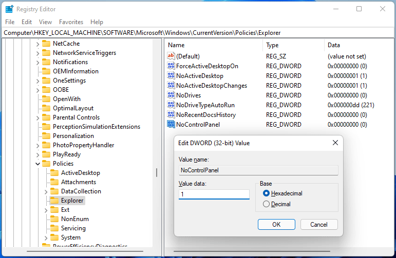 How To Disable Control Panel And Settings In Windows 11 2 Ways Minitool