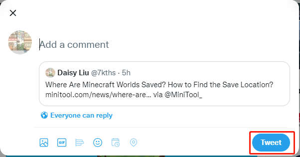 What Is Quote Tweet? How to Quote Tweet on Windows/Phone? - MiniTool