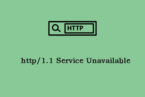 How to Fix the “HTTP/1.1 Service Unavailable” Error on Browsers
