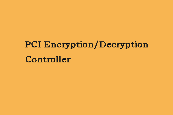 How to Fix Encryption/Decryption Controller Issues on Win11/10
