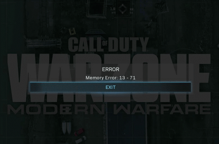 How to Fix Memory Error 13-71 in Call of Duty Warzone/Warfare？ - MiniTool