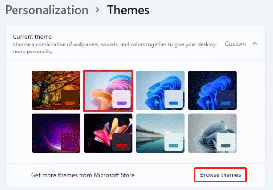  Guide How To Use Themes To Personalize Your Windows 11 Desktop MiniTool