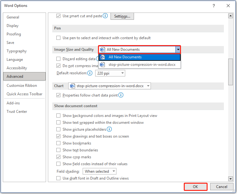 How to Stop Picture Compression in Word Windows 10 - MiniTool