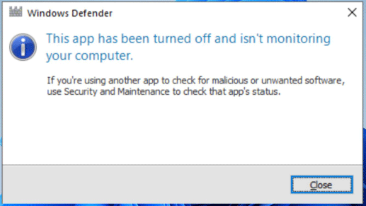 How to Fix Windows Defender App Turned off and Isn’t Monitoring - MiniTool