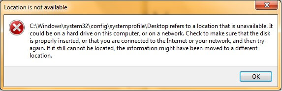 7 Casos Em Que o Erro "O Local Não Está Disponível" Pode Ocorrer - MiniTool